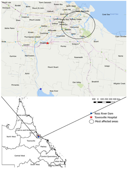 Flooding in Townsville, North Queensland, Australia, in February 2019 ...