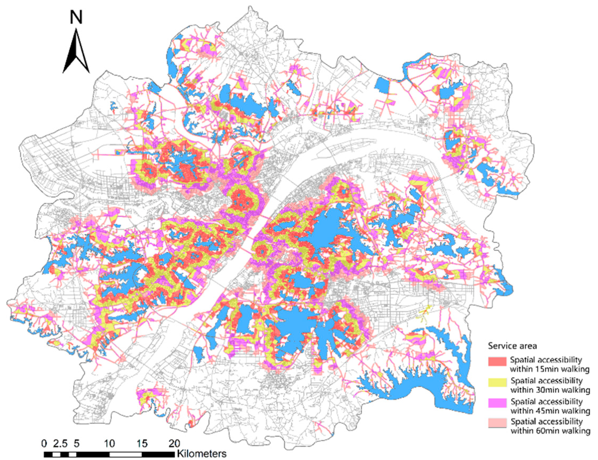 Evaluation of the Fairness of Urban Lakes’ Distribution Based on ...