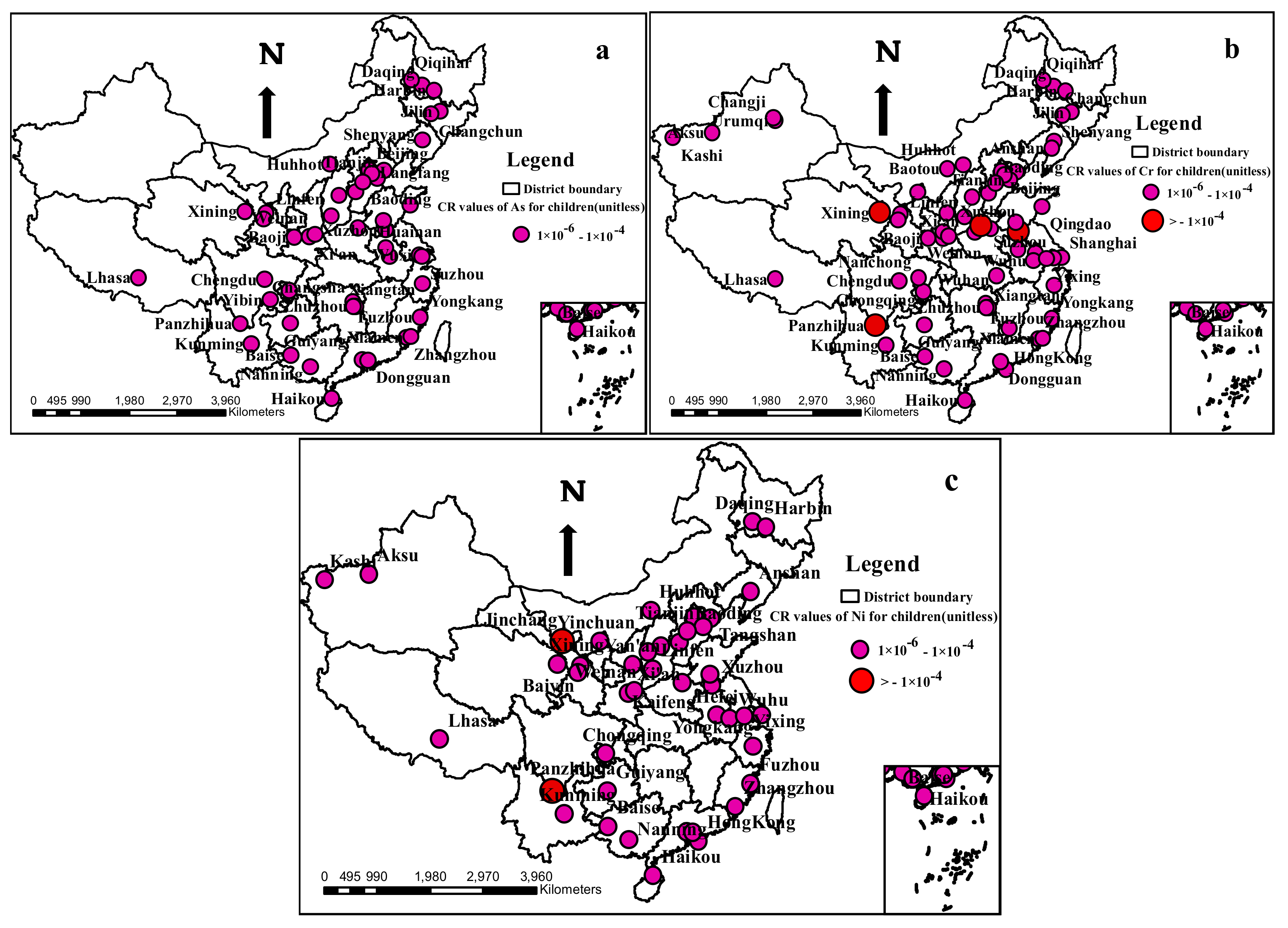 Ijerph Free Full Text Concentration Spatial Distribution