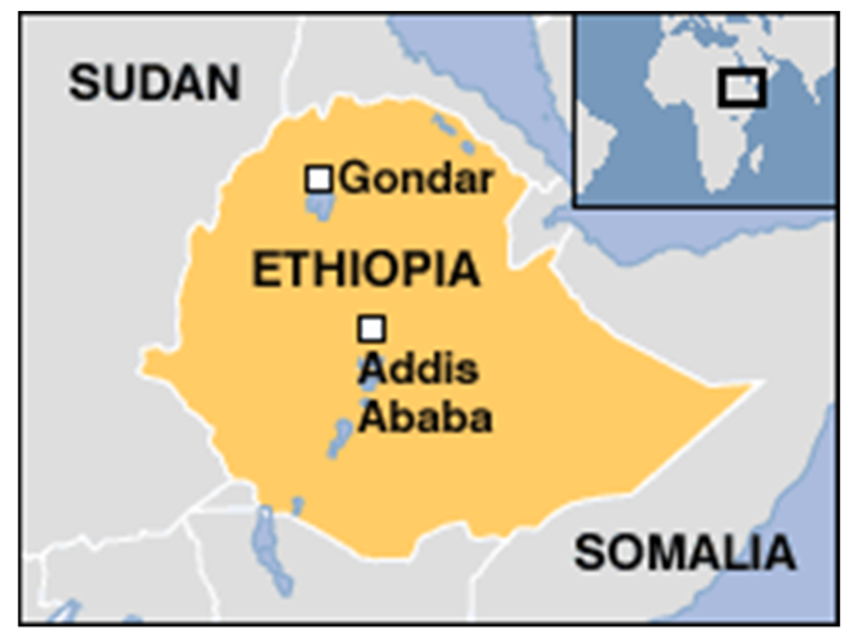 Gondar Map