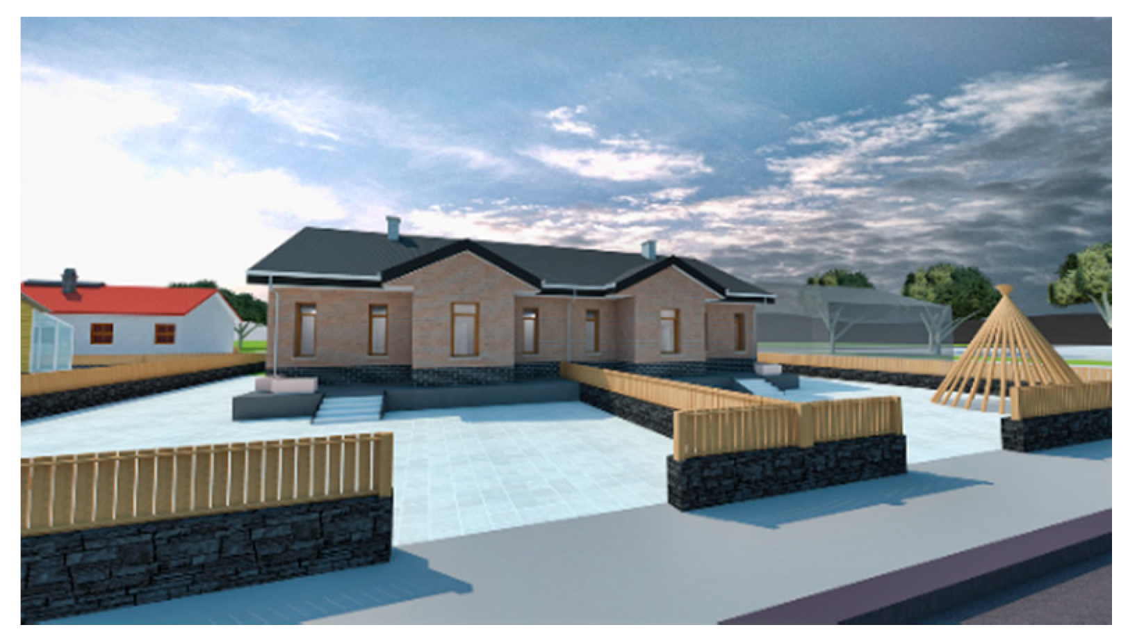 A Design Strategy for Energy-Efficient Rural Houses in Severe Cold Regions