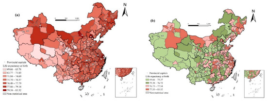 IJERPH | Free Full-Text | Life Expectancy in Chinese Cities: Spatially ...