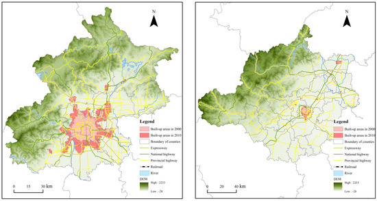Spatial Expansion of Built-Up Areas in the Beijing–Tianjin–Hebei Urban ...
