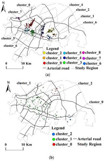 DBSCAN Spatial Clustering Analysis of Urban “Production–Living ...