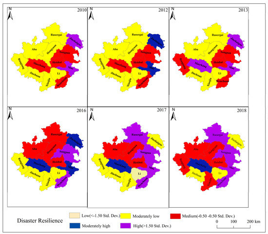 IJERPH | Free Full-Text | Spatial-Temporal Characteristics of Multi-Hazard Resilience in ...