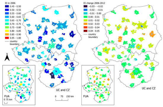 Land Use Mix in Functional Urban Areas of Selected Central European ...
