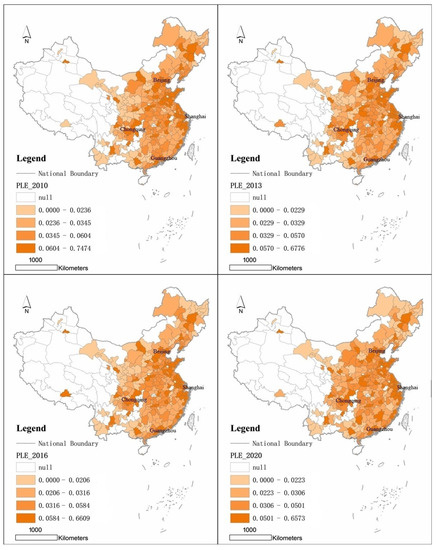 IJERPH | Free Full-Text | Characteristics and Spatial–Temporal Differences of Urban “Production ...