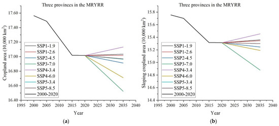 Prediction of Spatiotemporal Changes in Sloping Cropland in the Middle ...