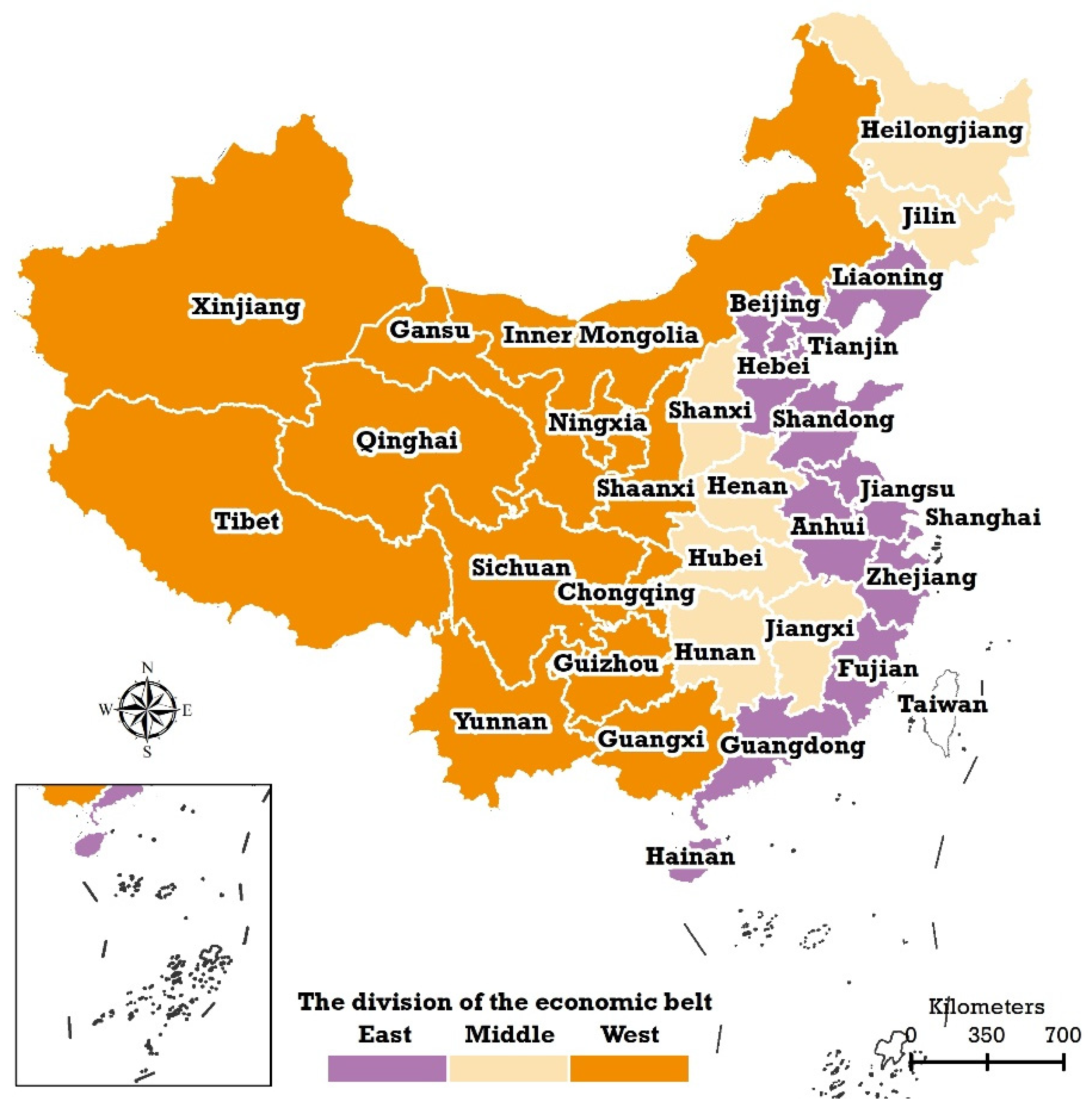 Ethnic Map Of China