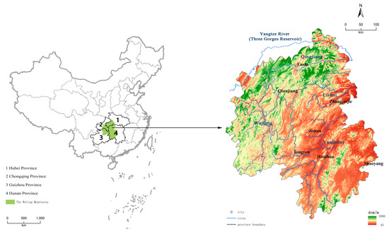 Impact of Land-Use Change on Ecosystem Services in the Wuling Mountains ...