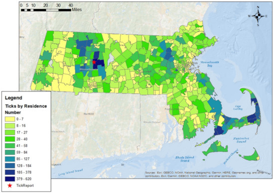 Passive Surveillance of Human-Biting Ixodes scapularis Ticks in ...