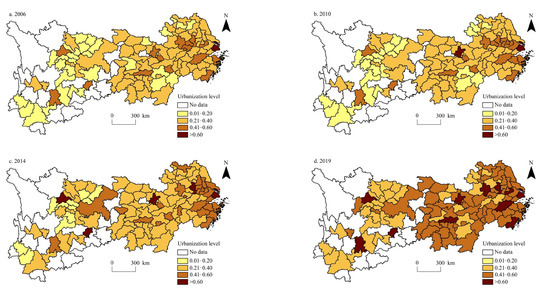 Spatio-Temporal Coupling Evolution of Urbanisation and Carbon Emission in the Yangtze River ...
