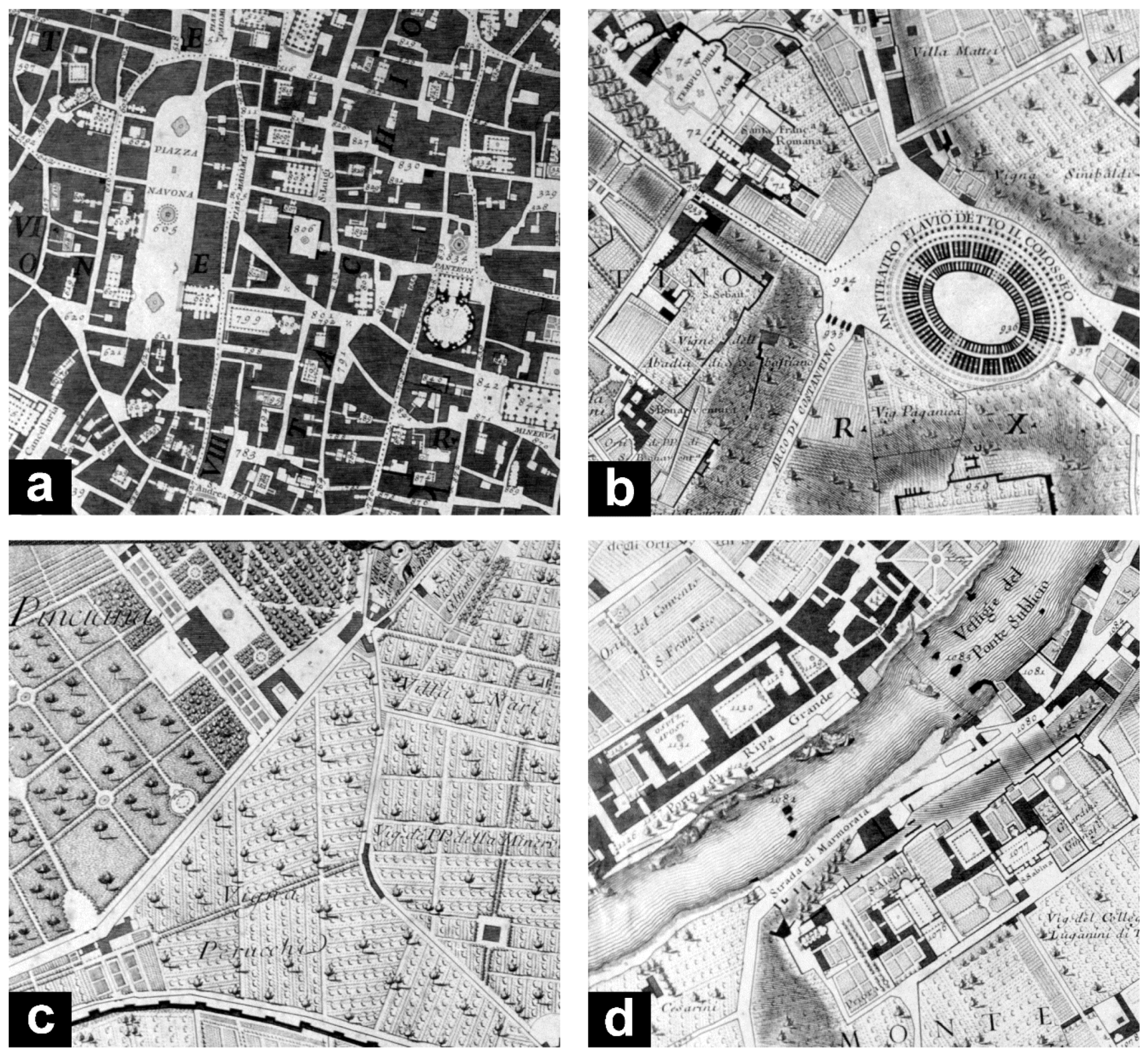 A GIS Approach to Urban History: Rome in the 18th Century