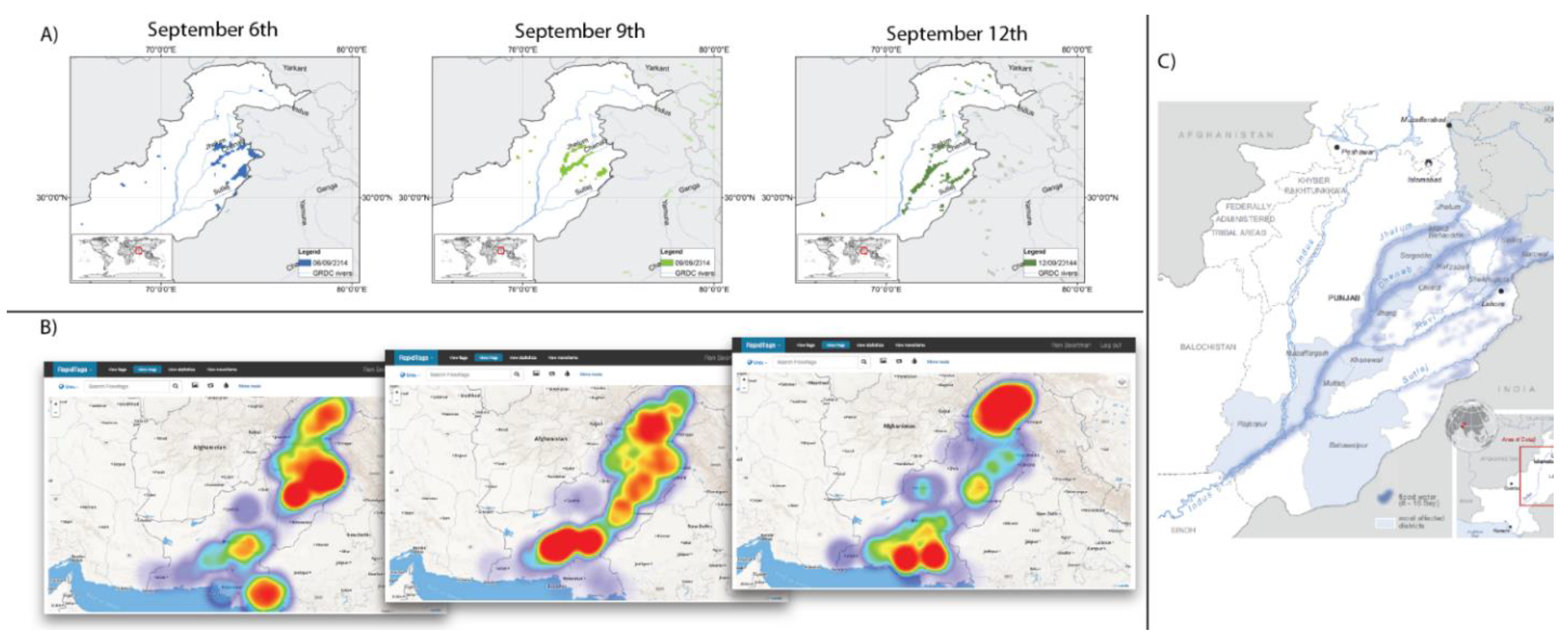 Early Flood Detection for Rapid Humanitarian Response: Harnessing Near ...