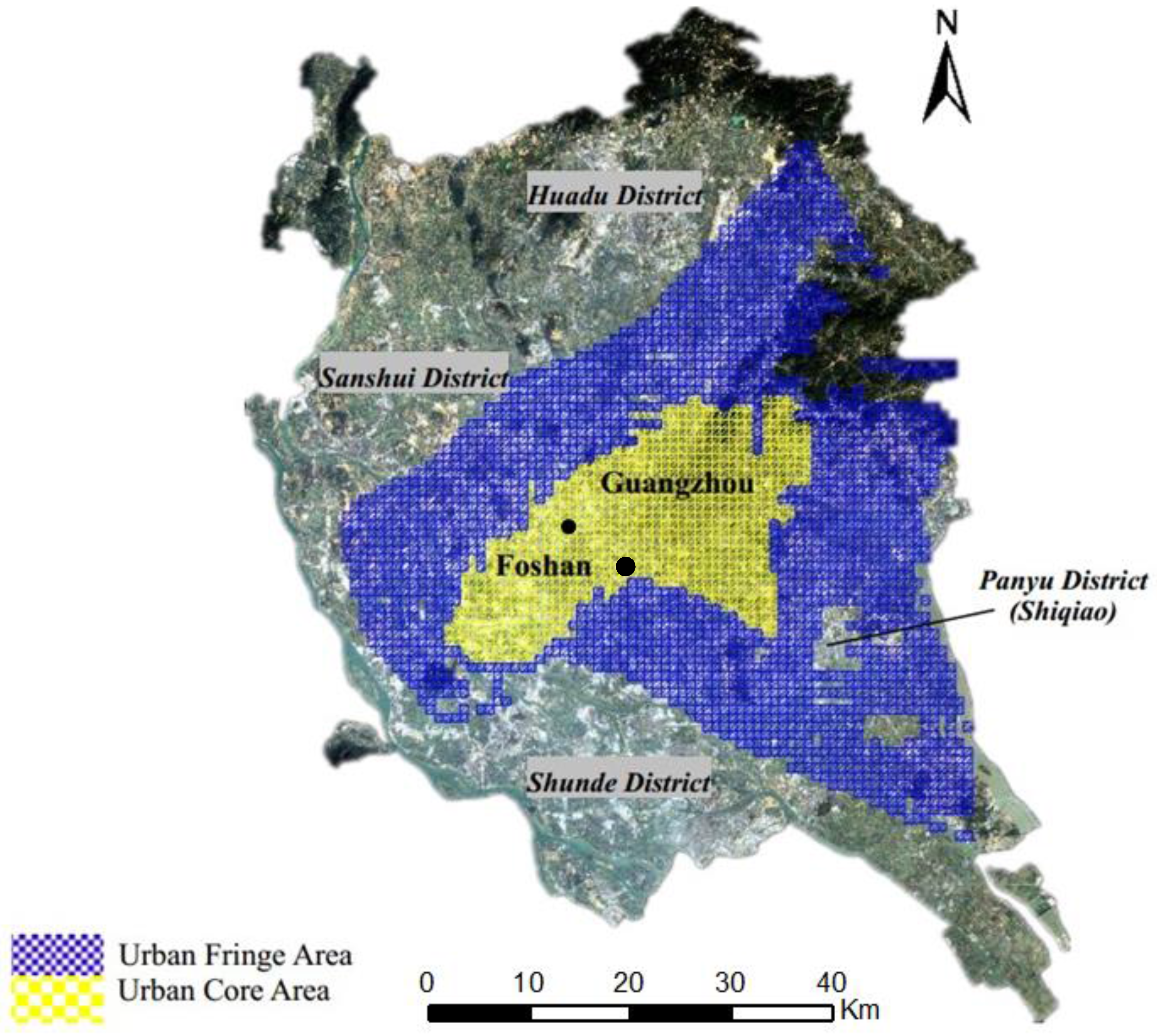 Delineating Urban Fringe Area by Land Cover Information Entropy—An ...
