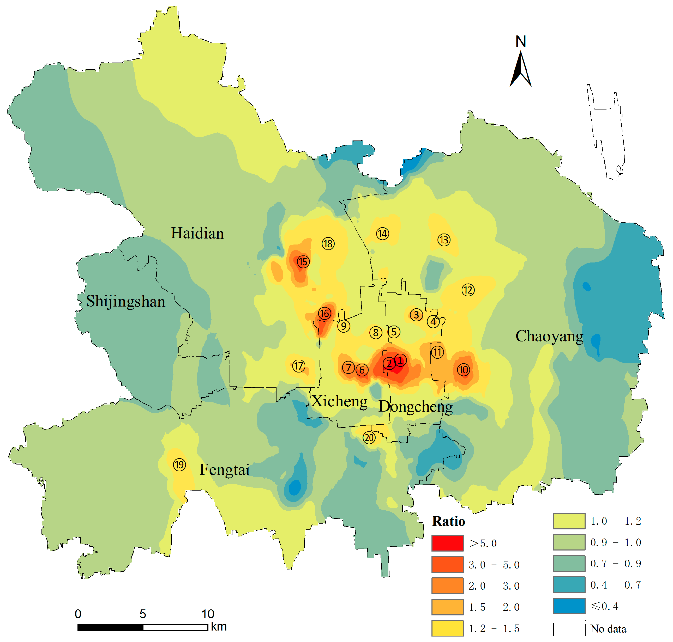 Modeling the Hourly Distribution of Population at a High Spatiotemporal ...