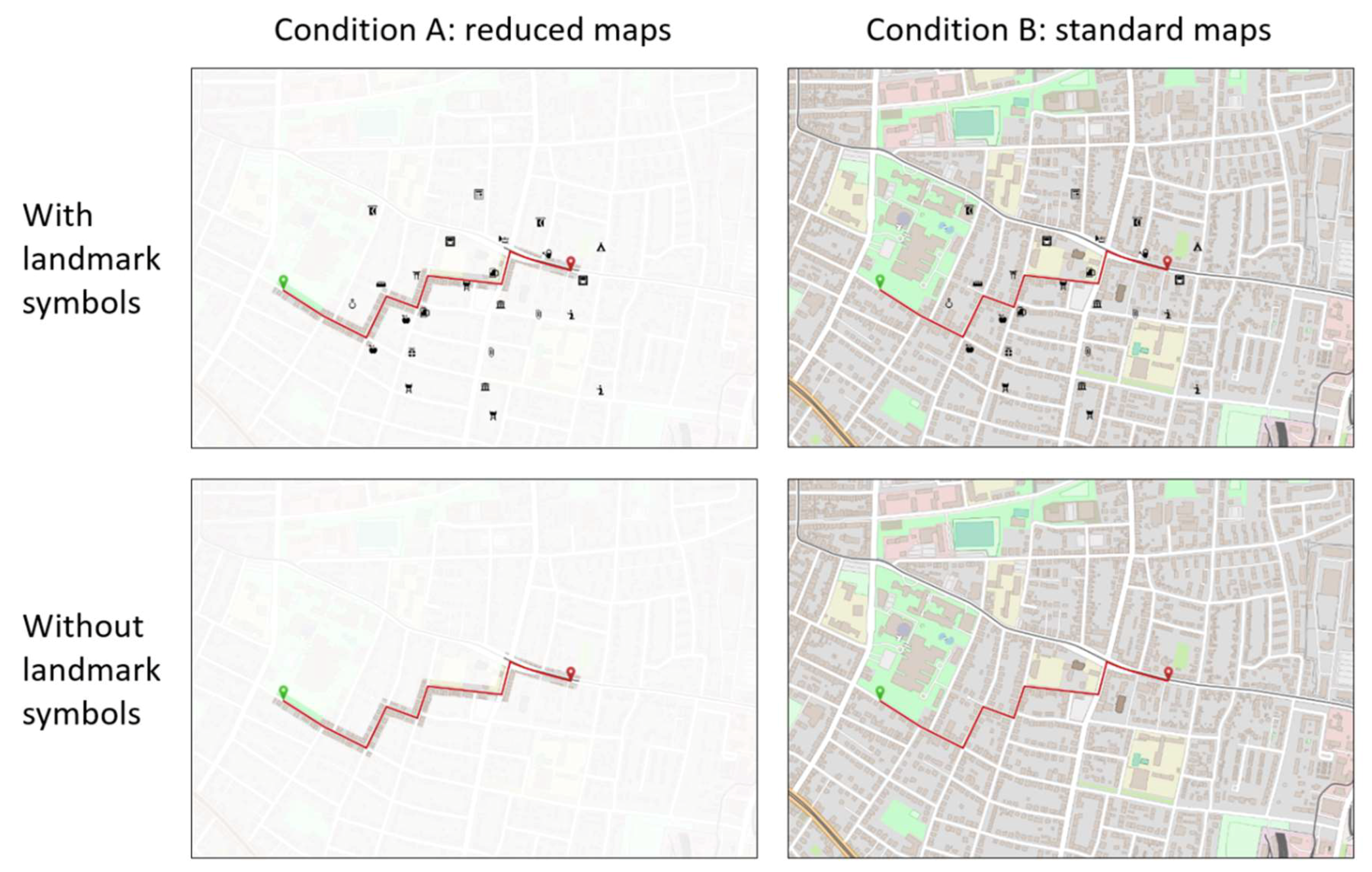 Reduction of Map Information Regulates Visual Attention without ...