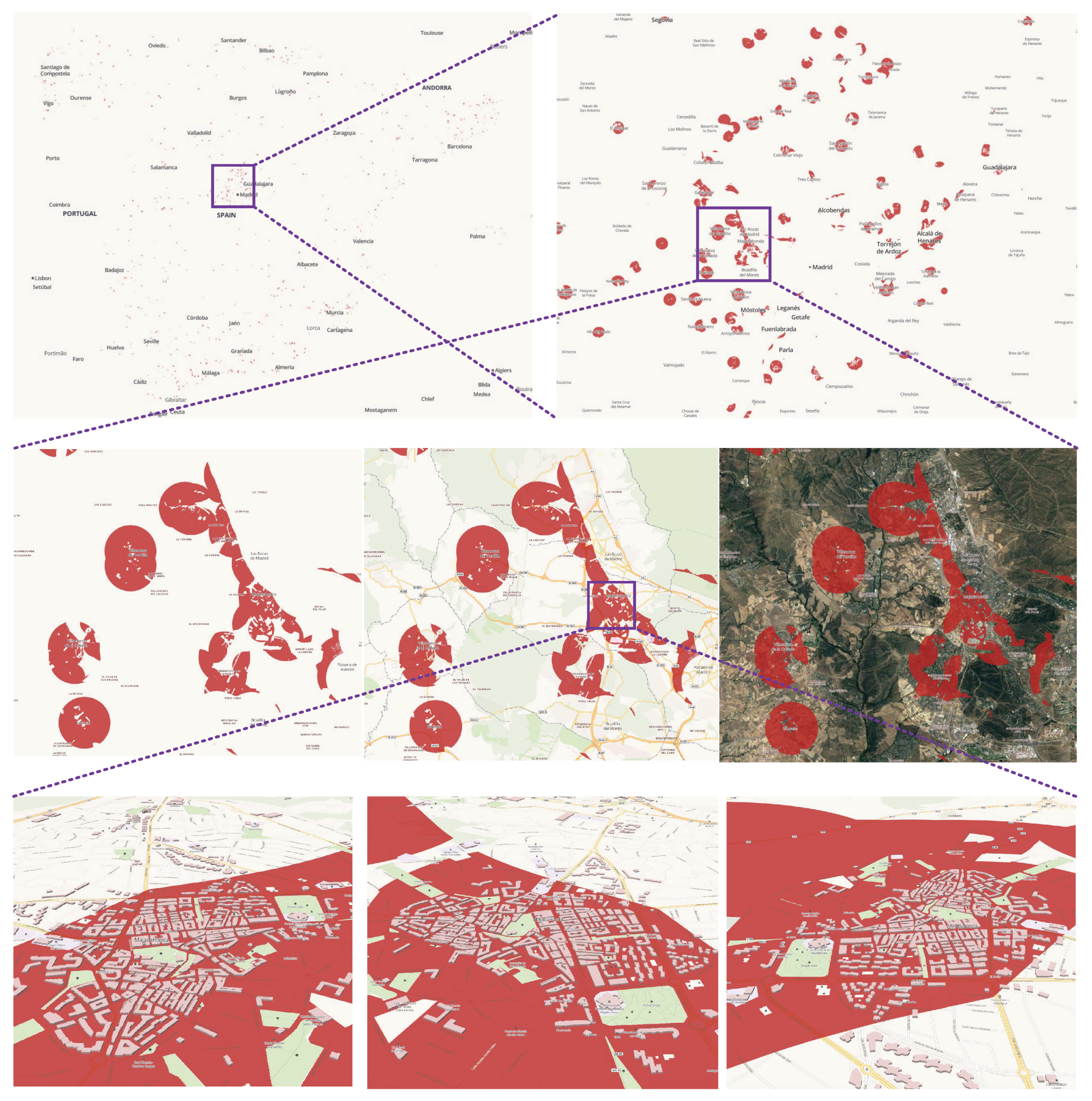 Interactive and Online Buffer-Overlay Analytics of Large-Scale Spatial Data