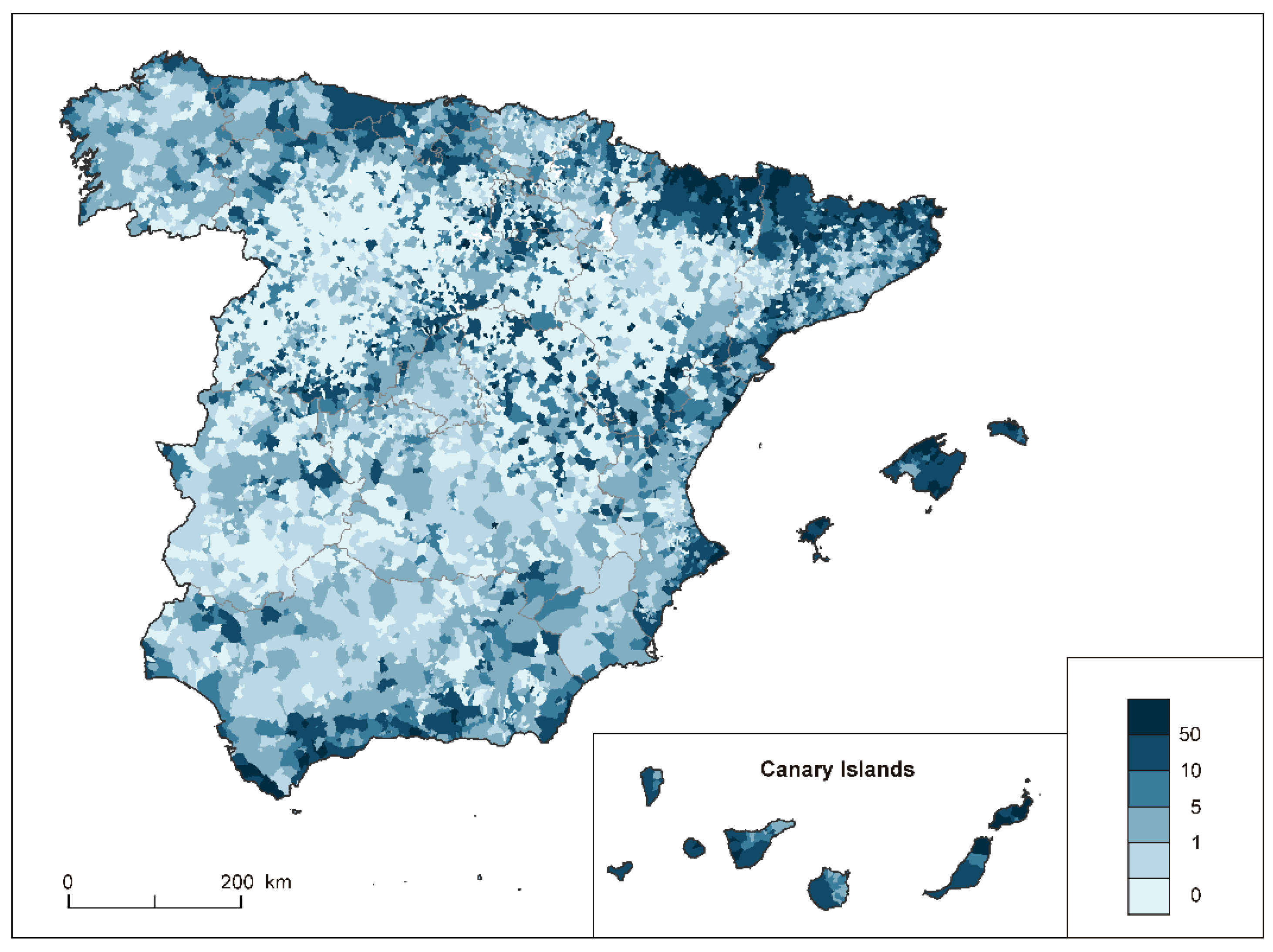 IJGI | Free Full-Text | Airbnb Offer in Spain—Spatial Analysis of the ...