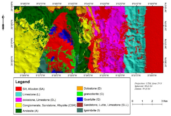 Machine Learning Algorithms for Automatic Lithological Mapping Using Remote Sensing Data: A Case ...
