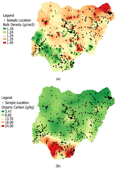 Regionalization and Partitioning of Soil Health Indicators for Nigeria Using Spatially ...