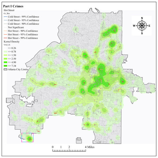 The Role of Geoprocessing in Mapping Crime Using Hot Streets