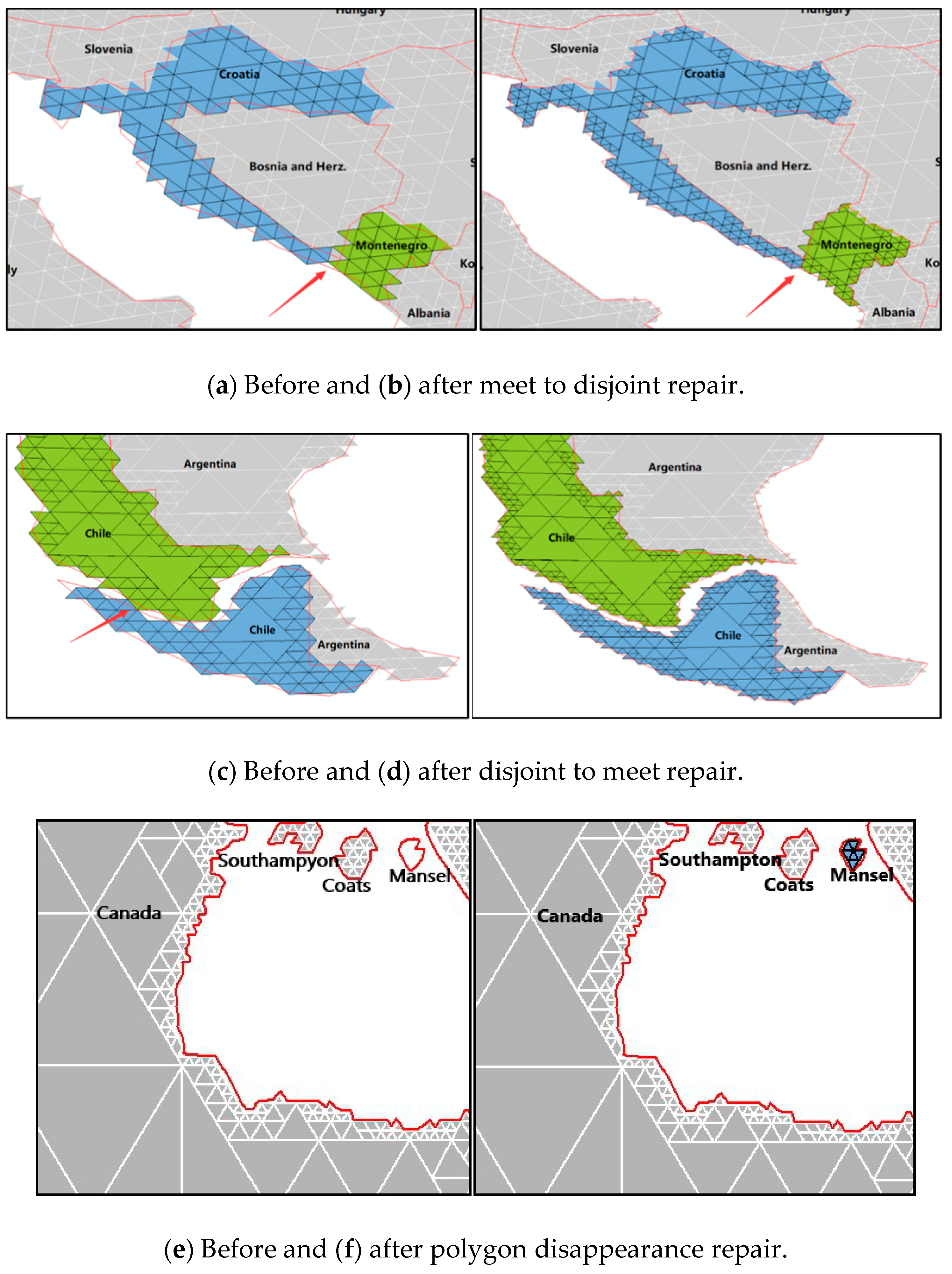 A Topology Preserving Gridding Method for Vector Features in Discrete ...