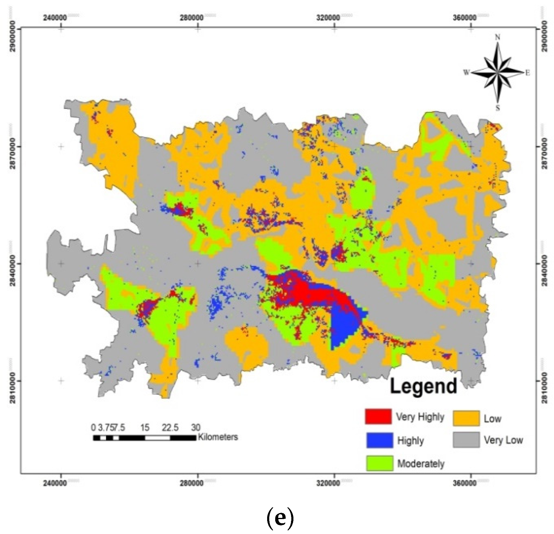 Flood Susceptibility Mapping through the GIS-AHP Technique Using the Cloud
