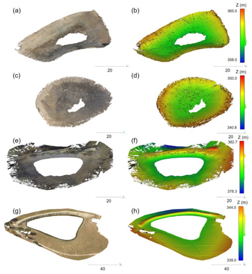 Using Geomatic Techniques to Estimate Volume–Area Relationships of ...