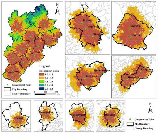 Identification of Metropolitan Area Boundaries Based on Comprehensive ...