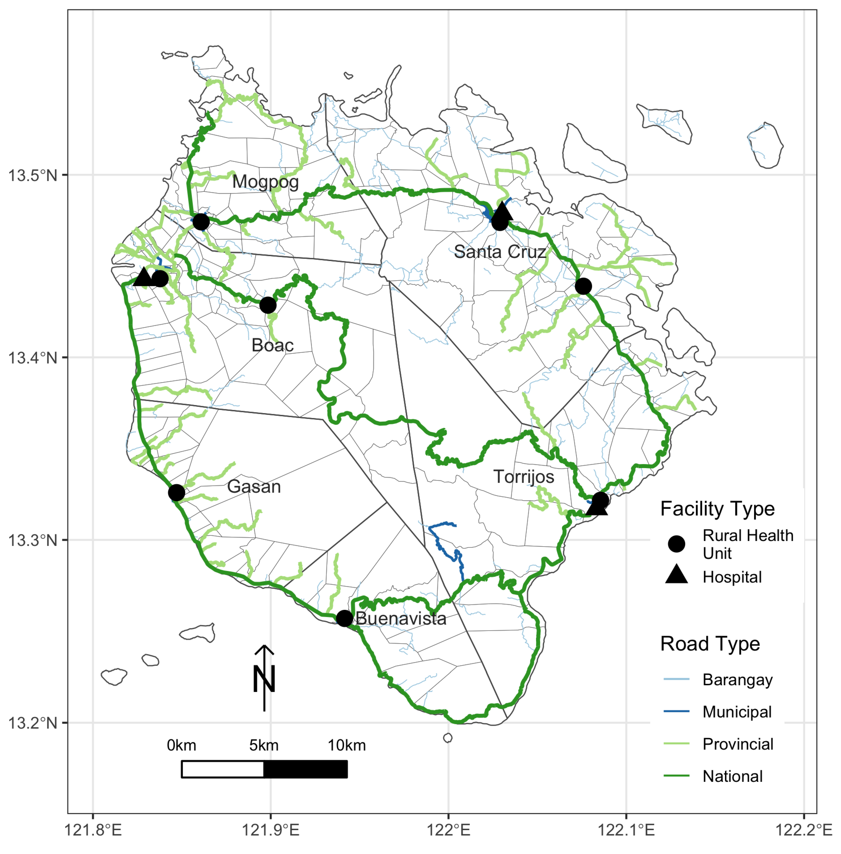 Measuring Spatial Accessibility of Healthcare Facilities in Marinduque ...
