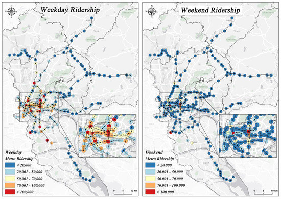 Interactive Impacts of Built Environment Factors on Metro Ridership ...