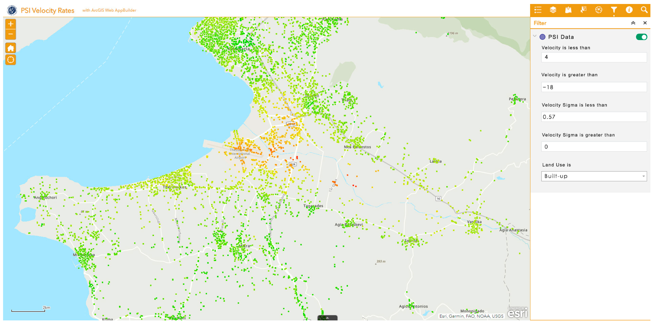 Interactive Web Mapping Applications for 2D and 3D Geo-Visualization of Persistent Scatterer ...