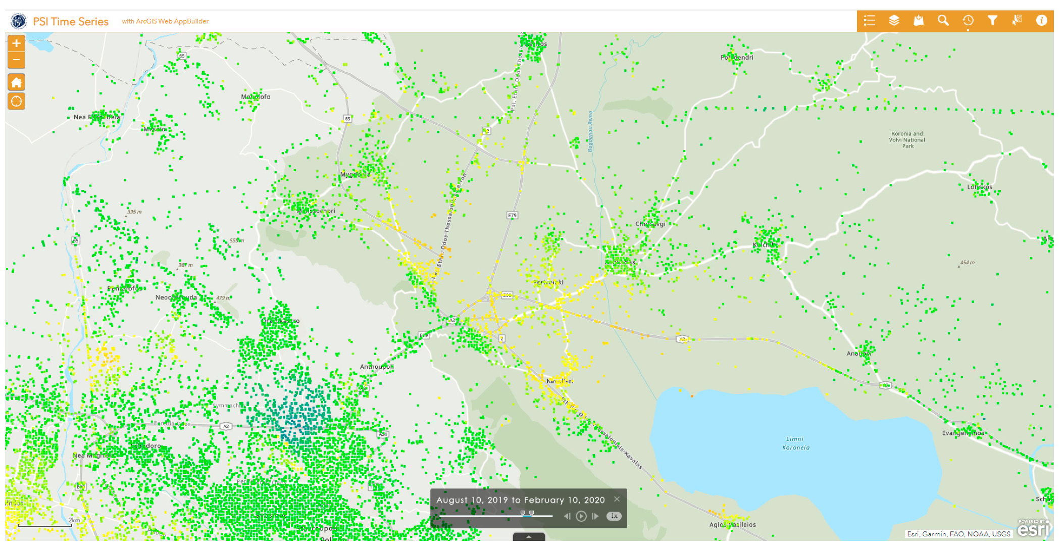 Interactive Web Mapping Applications for 2D and 3D Geo-Visualization of Persistent Scatterer ...