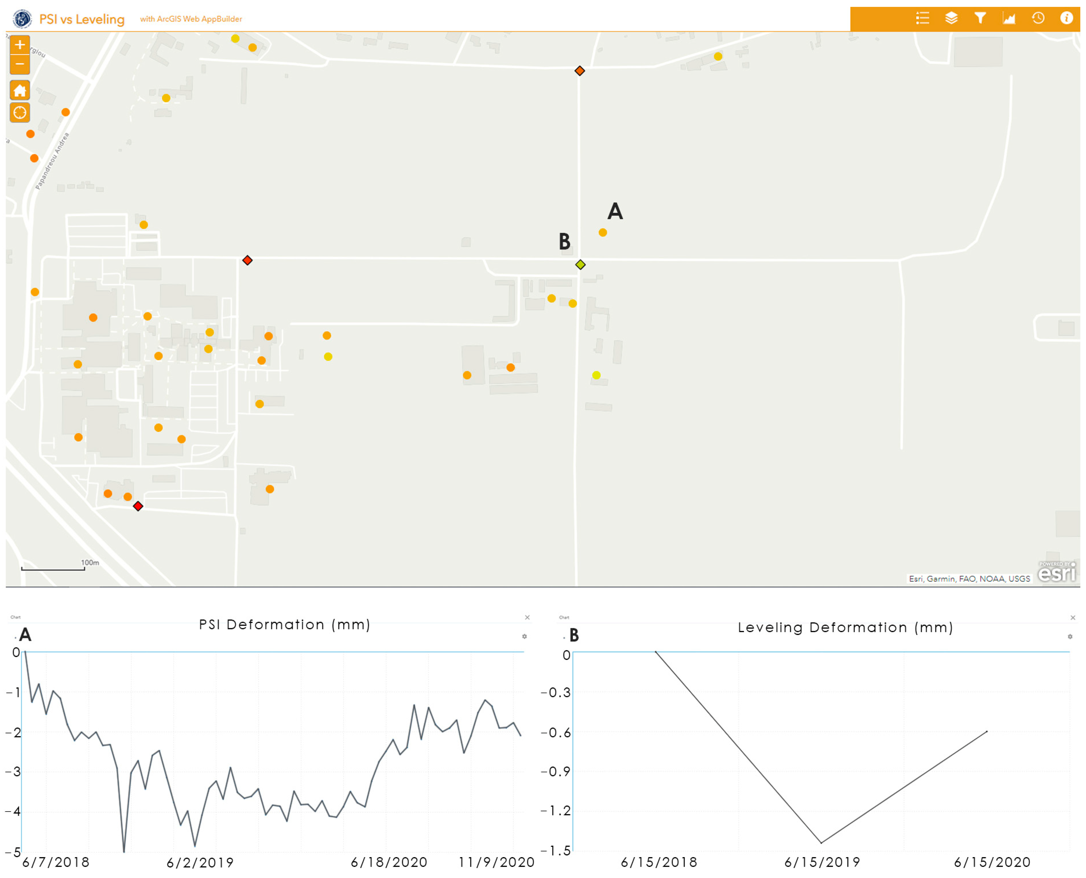 Interactive Web Mapping Applications for 2D and 3D Geo-Visualization of Persistent Scatterer ...