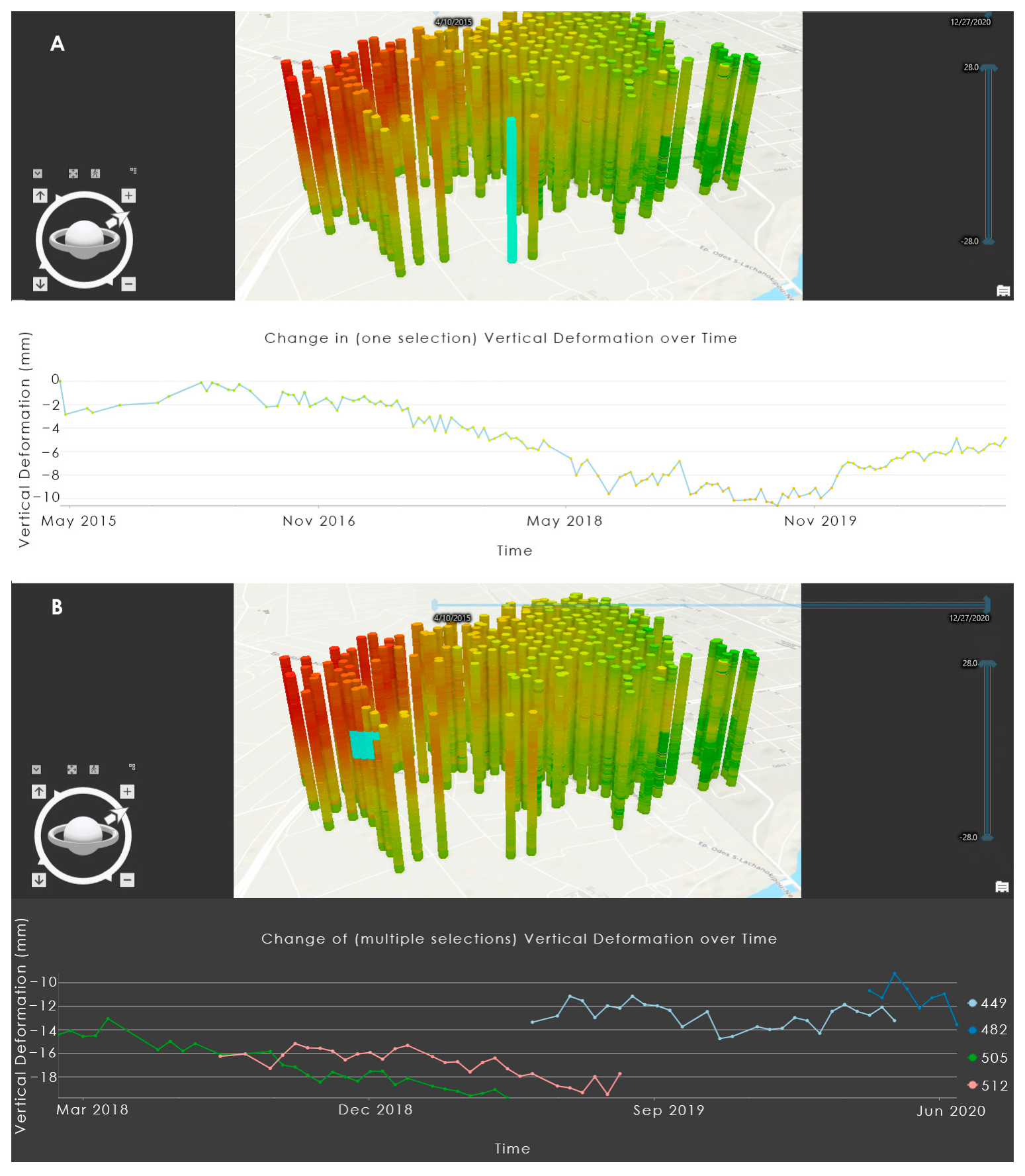 Interactive Web Mapping Applications for 2D and 3D Geo-Visualization of Persistent Scatterer ...