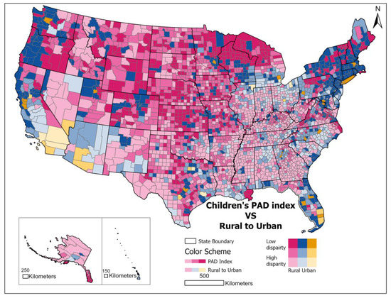 Measuring and Mapping Physical Activity Disparity (PAD) Index Based on ...