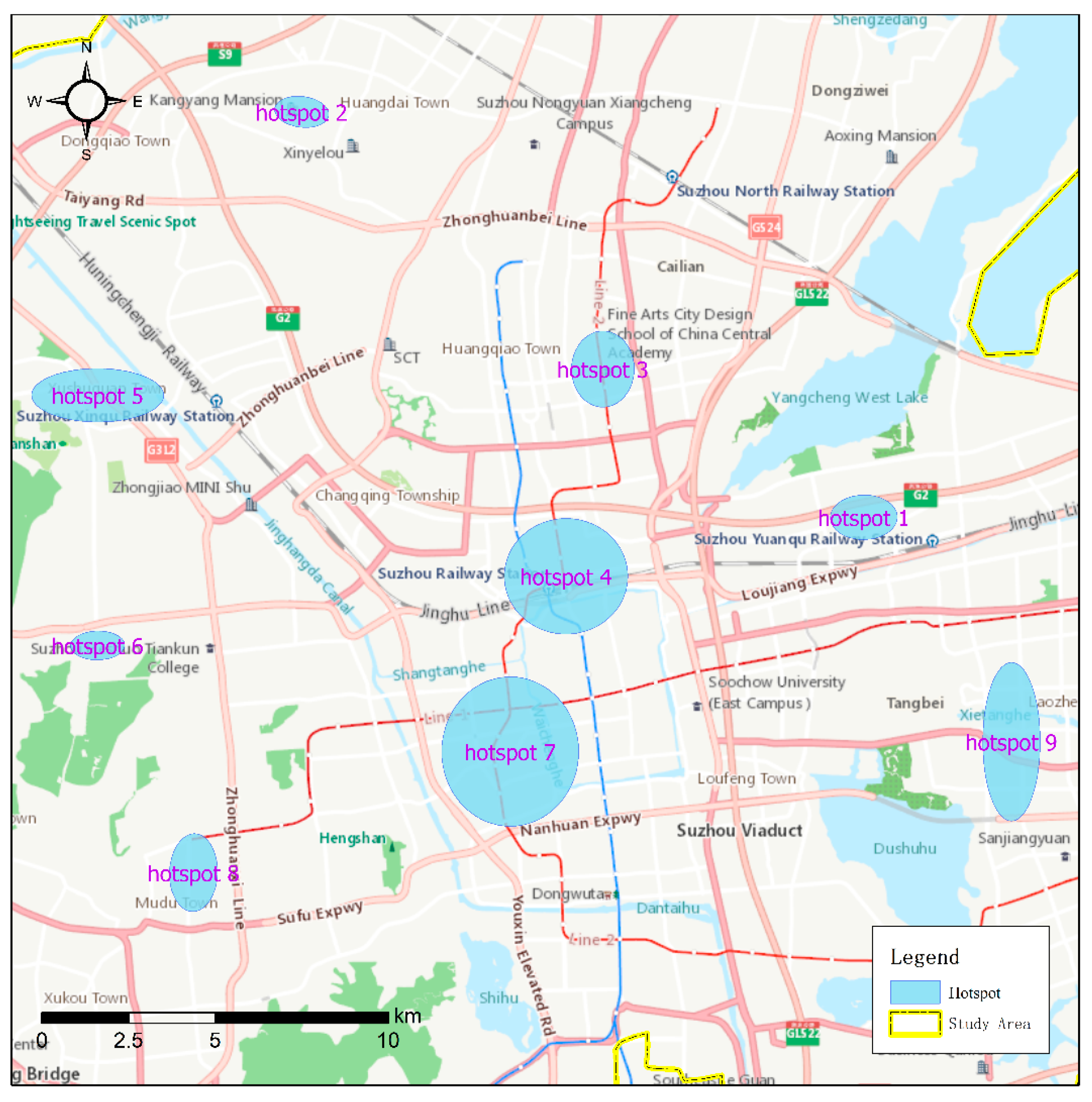 Interaction of Crime Risk across Crime Types in Hotspot Areas
