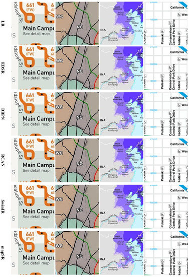 mapSR: A Deep Neural Network for Super-Resolution of Raster Map