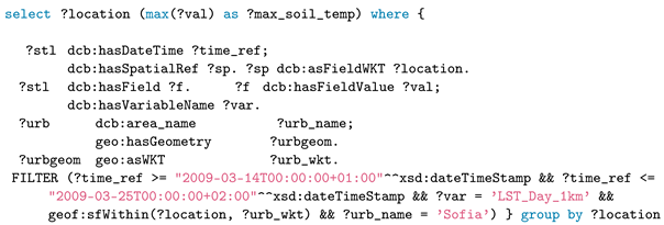 An Ontology-Based Framework for Geospatial Integration and Querying of Raster Data Cube Using ...