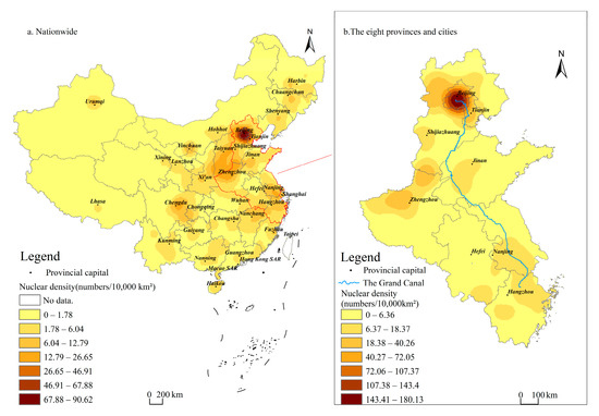 Analysis of Spatial and Temporal Distribution Patterns of Traditional ...
