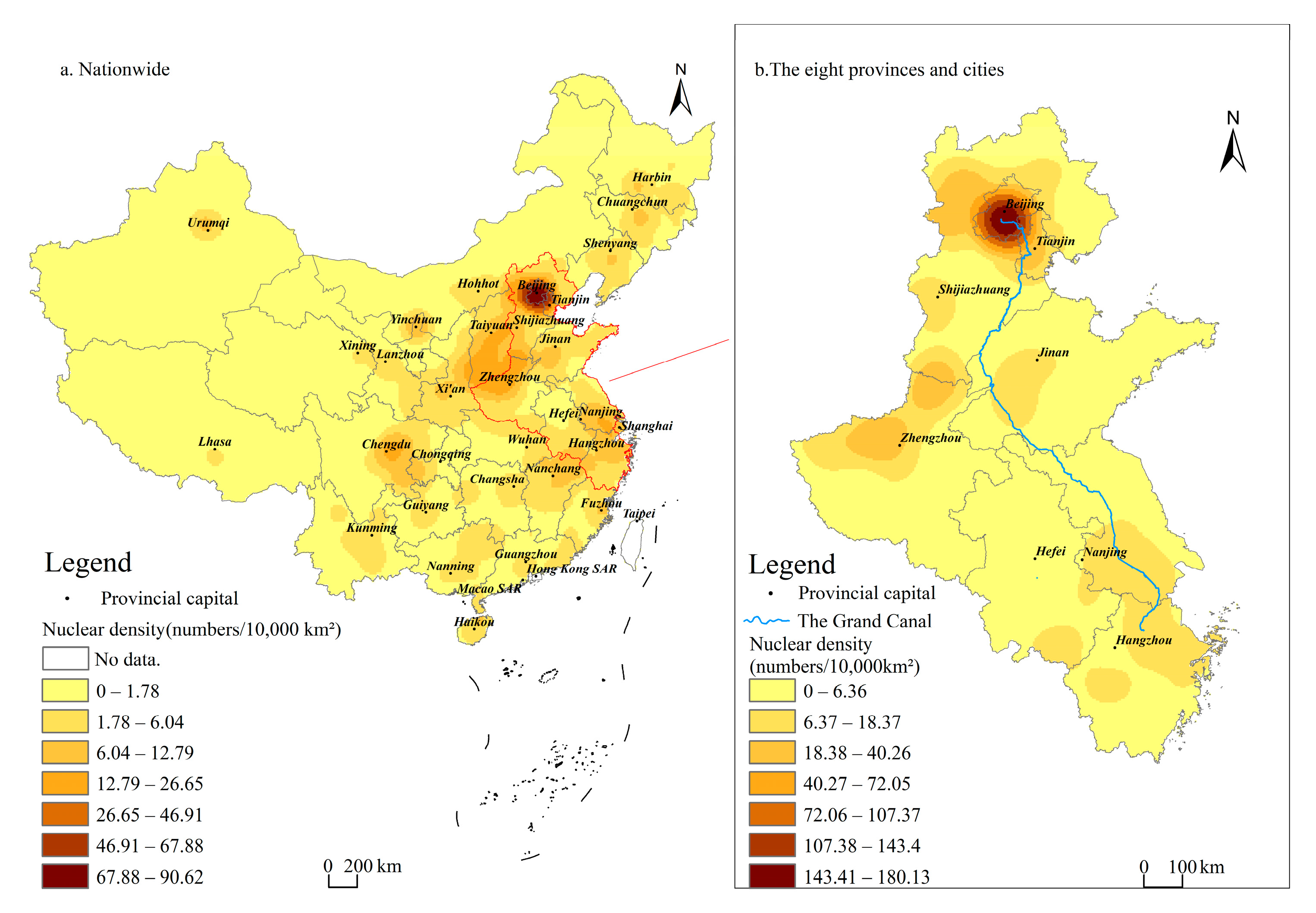 Analysis of Spatial and Temporal Distribution Patterns of Traditional ...