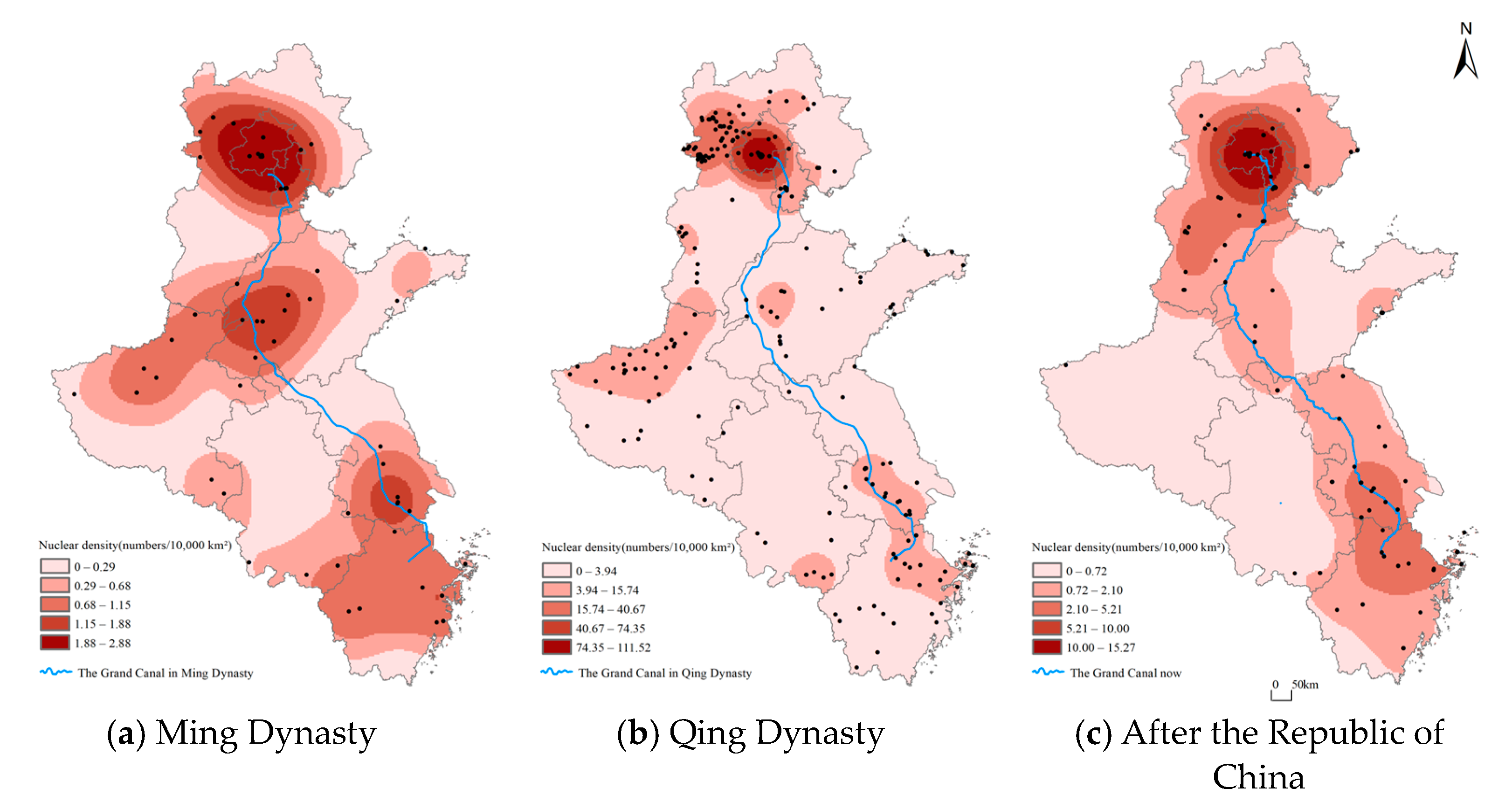 Analysis of Spatial and Temporal Distribution Patterns of Traditional ...