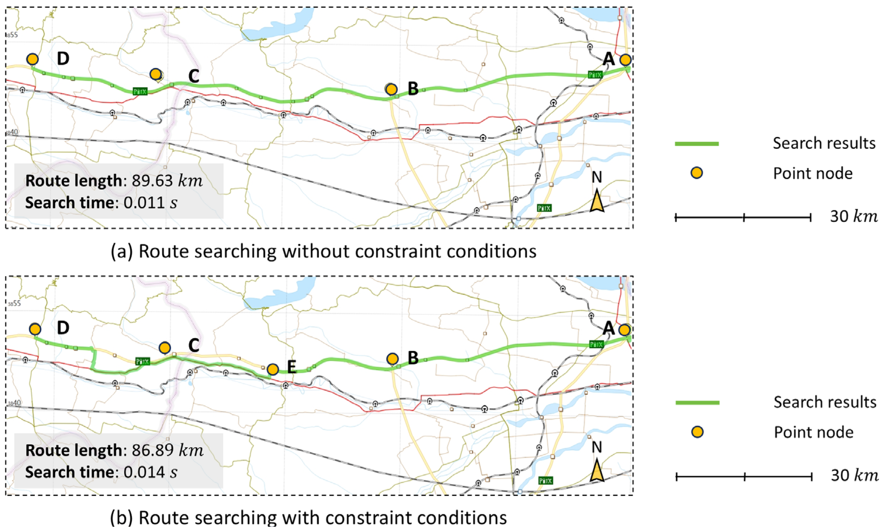 An Efficient Route Planning Algorithm for Special Vehicles with Large ...