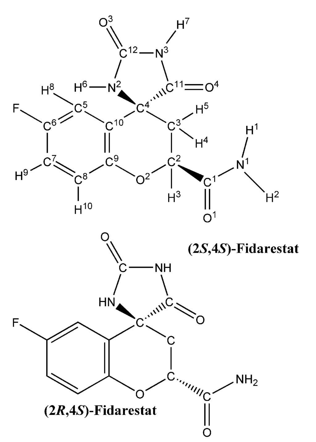 Binding of Fidarestat Stereoisomers with Aldose Reductase