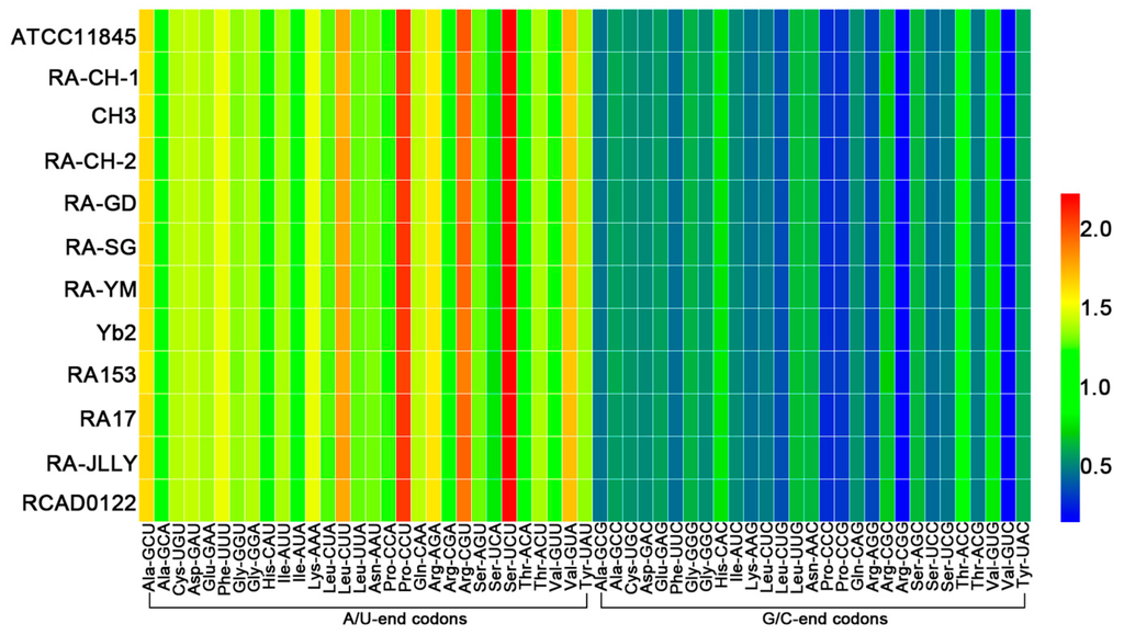 Genome-Wide Analysis of the Synonymous Codon Usage Patterns in ...
