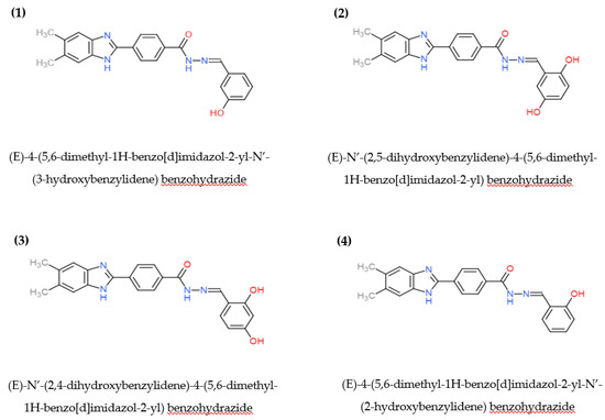 Mutagenic Study of Benzimidazole Derivatives with (+S9) and without (− ...