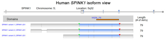 Functional Roles of SPINK1 in Cancers