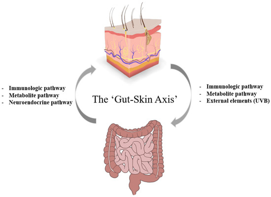 IJMS | Free Full-Text | Comparative Analysis of the Microbiome across the Gut–Skin Axis in ...