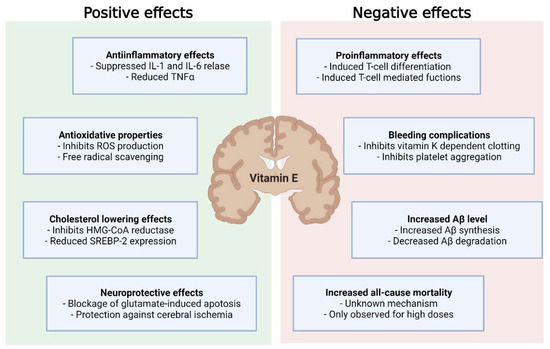 Enjoy Carefully: The Multifaceted Role of Vitamin E in Neuro-Nutrition